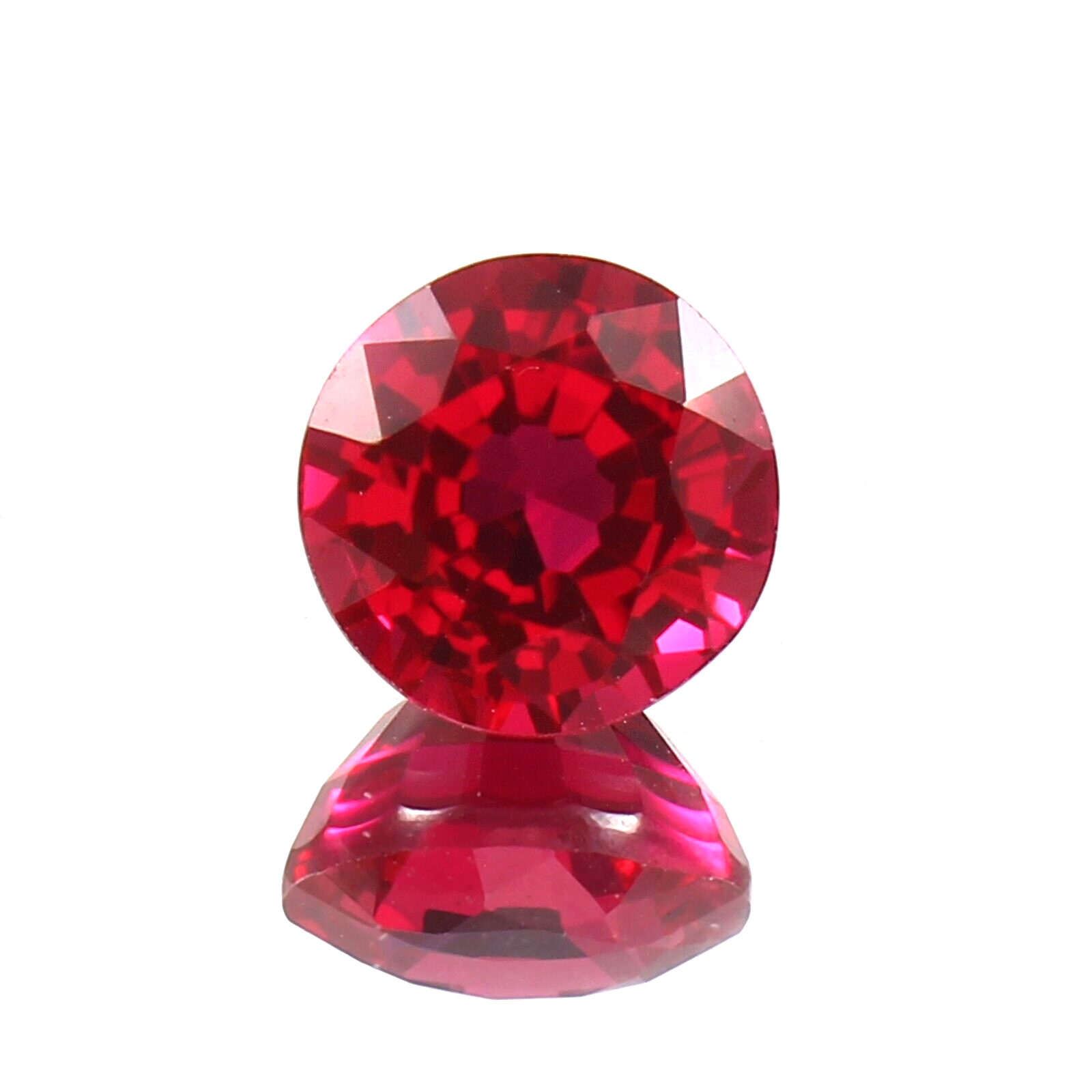 AAA Grade Natural Flawless Mozambique Red Ruby Loose Gemstone Round Cut ...
