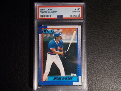 1990 TOPPS #140 ANDRE DAWSON PSA 8 FRESH GRADE! | eBay
