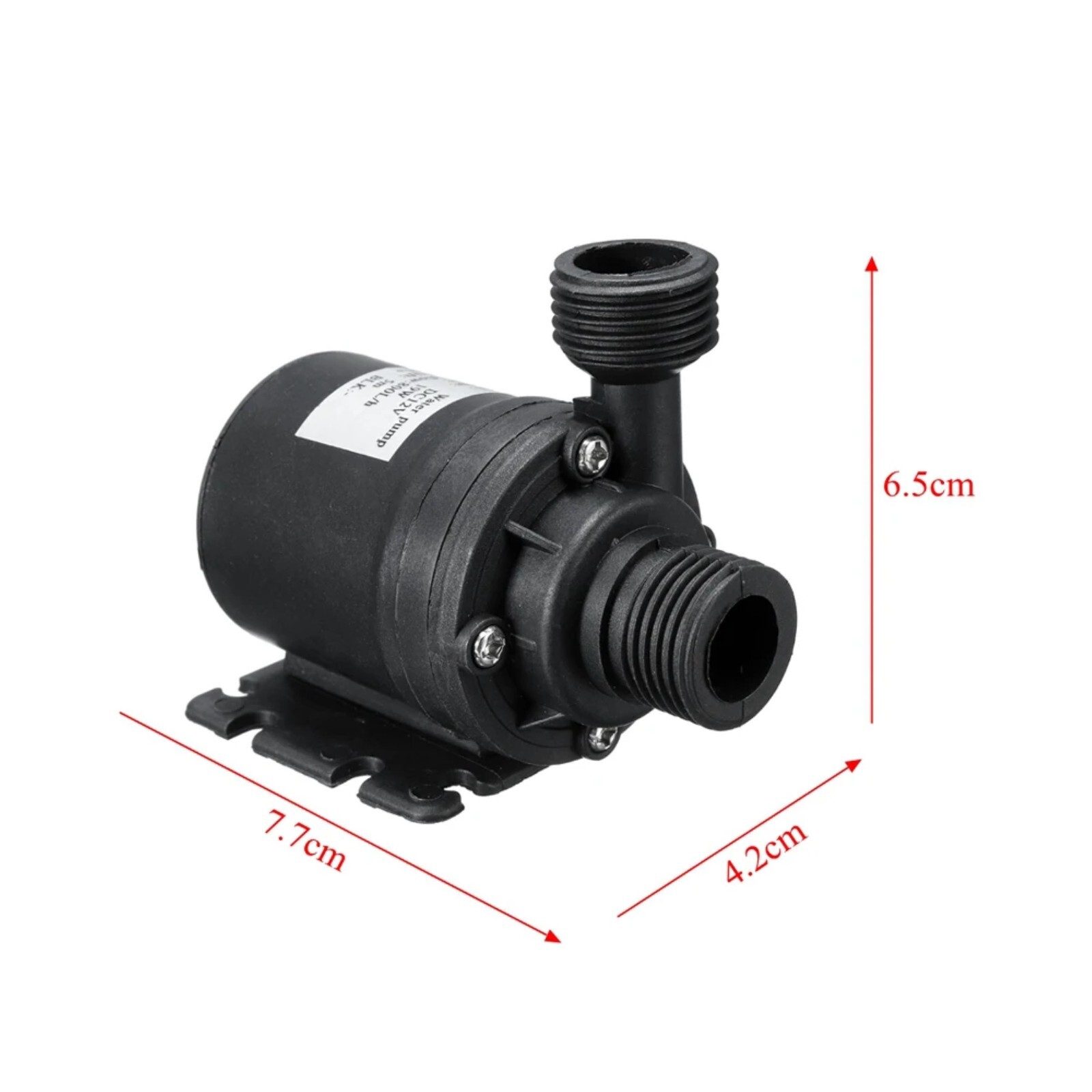 Mini Water Pump Quiet 12V 800L/H USB Brushless Motor Submersible Pool ...