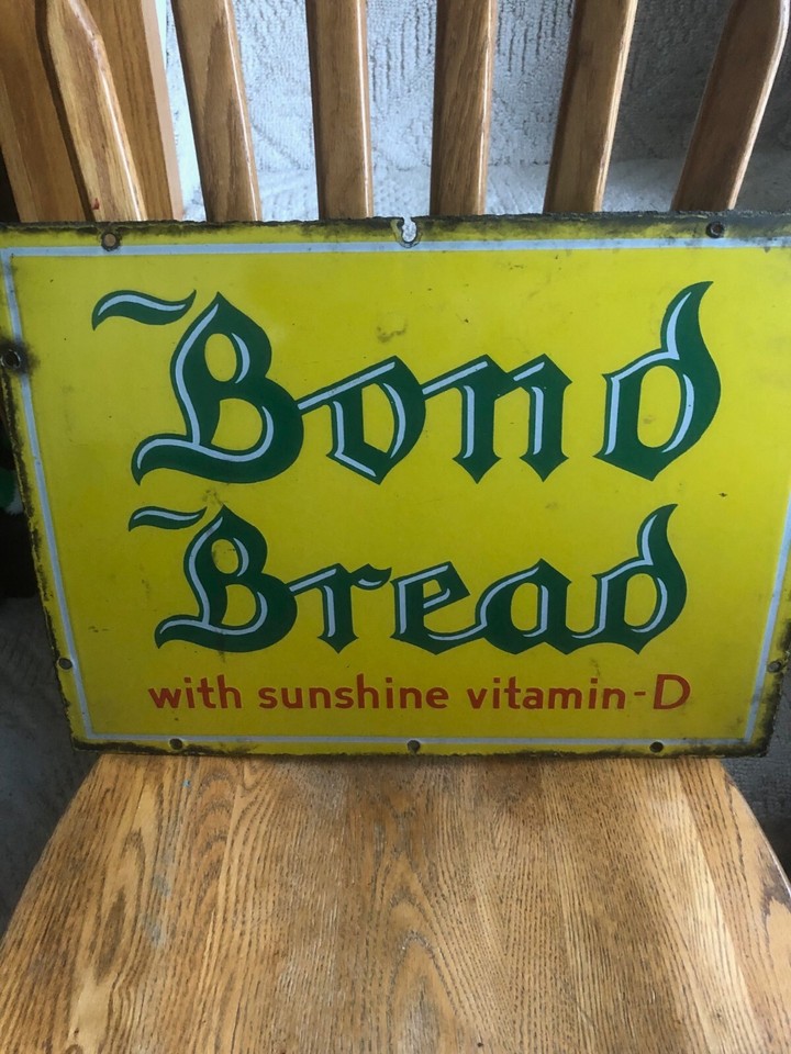Bond Bread Advertising Sign 19 inches x 14 inches | eBay
