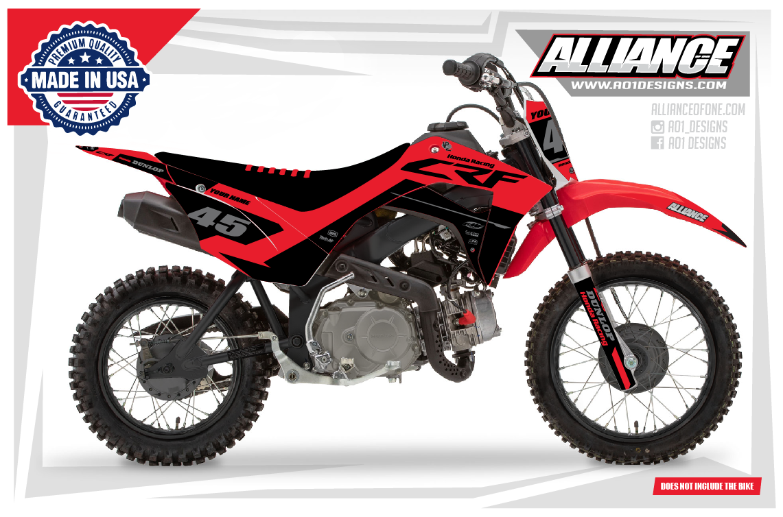 2019 2020 2021 2022 CRF 110 F MOTOCROSS GRAPHICS KIT CRF110 STICKERS ...