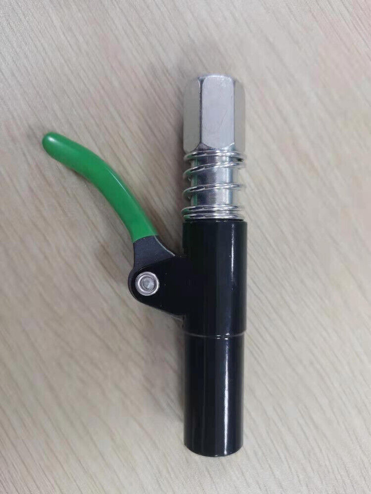 Grease Gun Coupler Locks on Like Air Chuck Fit SAE & Metric Zerk ...
