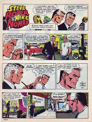 Steve Roper & Mike Nomad - full page color Sunday comic - August 6 ...