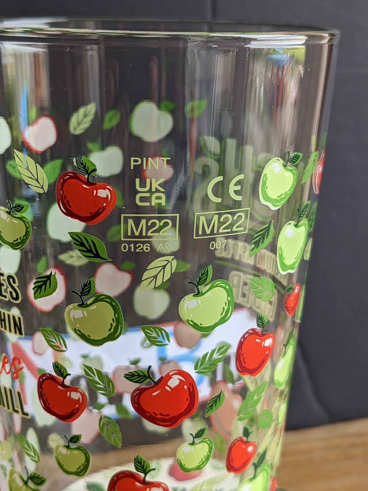 Single Inch's Apple 🍏🍎 Cider Pint Glass Brand New | eBay UK