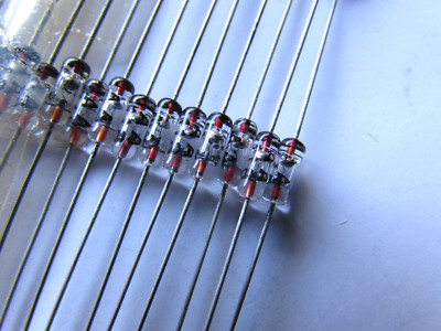 AA118 TFK Siemens Tungsram Germanium Glass Diodes DO-7 NOS (Qty: 2pcs ...