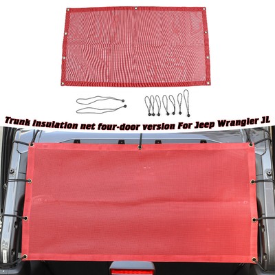 UV Protection SunShade Trunk Rear Mesh Cover For Jeep Wrangler JK JL ...