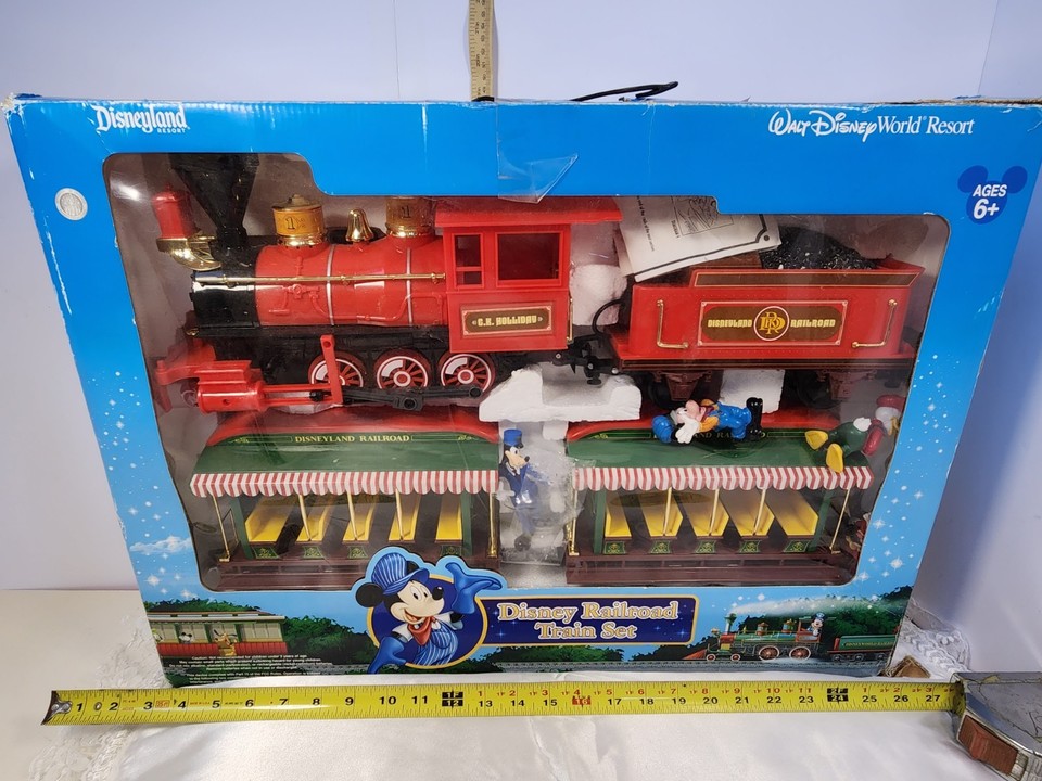 Walt Disney World Railroad Train Set Theme Park Collection Open Box | eBay