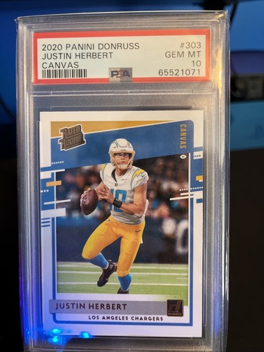 2020 Panini Donruss - Rated Rookie Justin Herbert #303 (RC) | eBay
