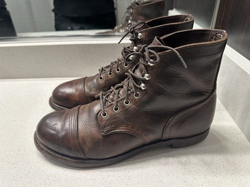 Red Wing Shoes Iron Ranger Heritage 8085 Men's Copper Rough Tough Size ...