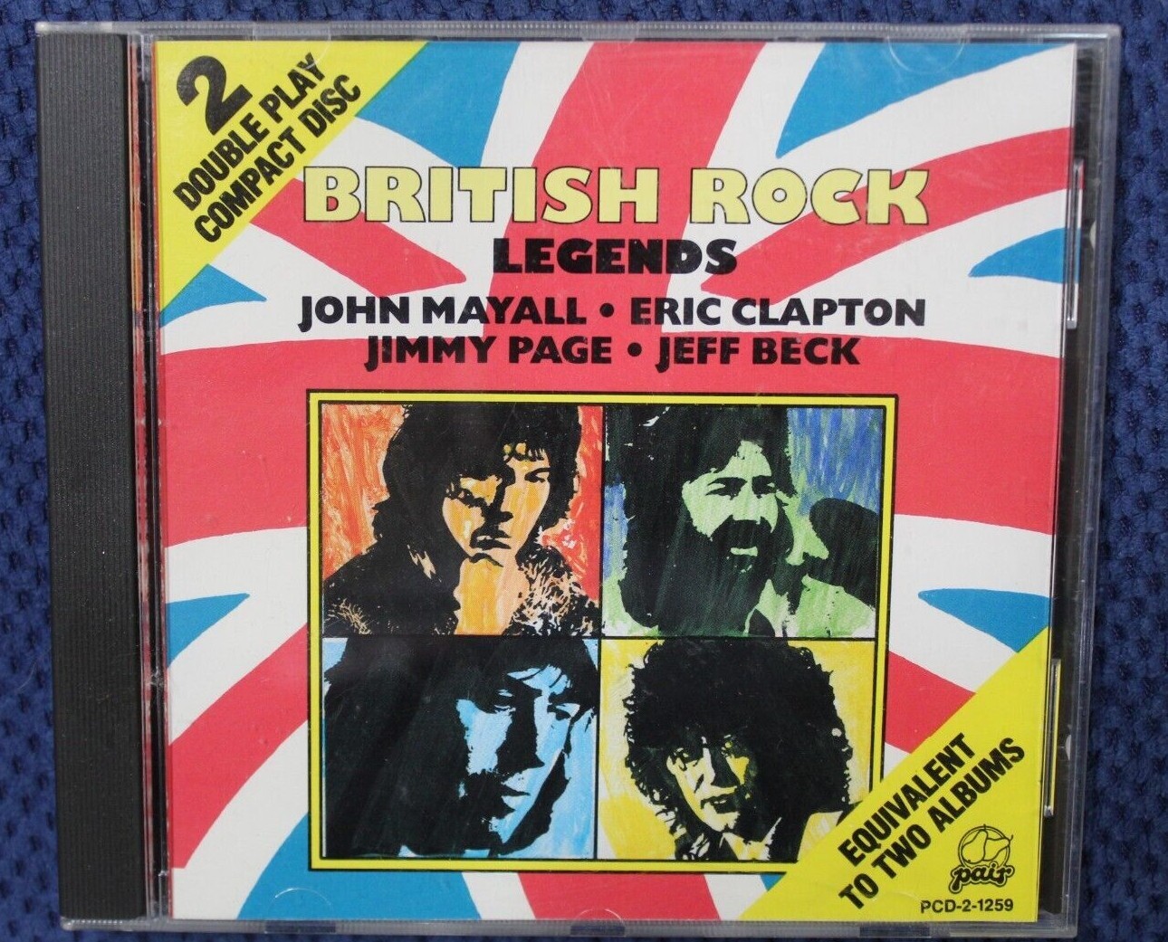 British Rock Legends-Various Artists (CD, Pair 2-1259) Mayall/Clapton ...