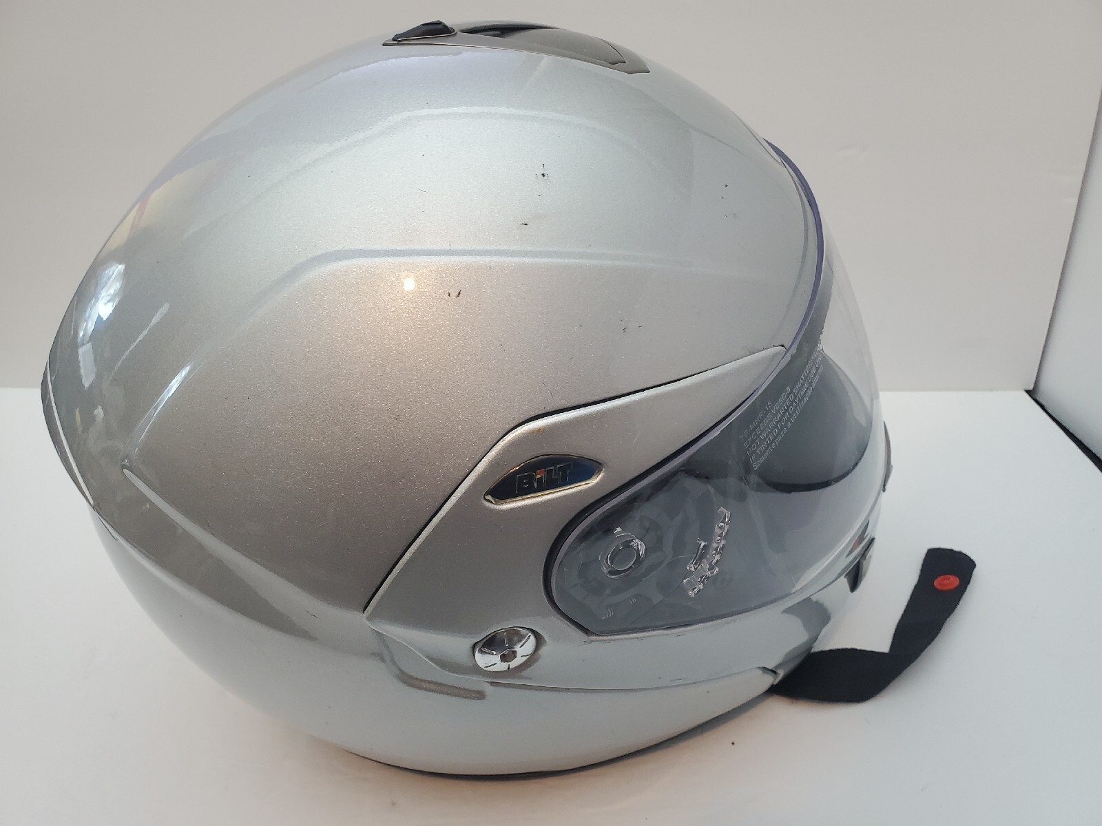 Bilt Solar Modular Motorcycle Helmet Techno Modular FMVSS No. 218 Gray ...