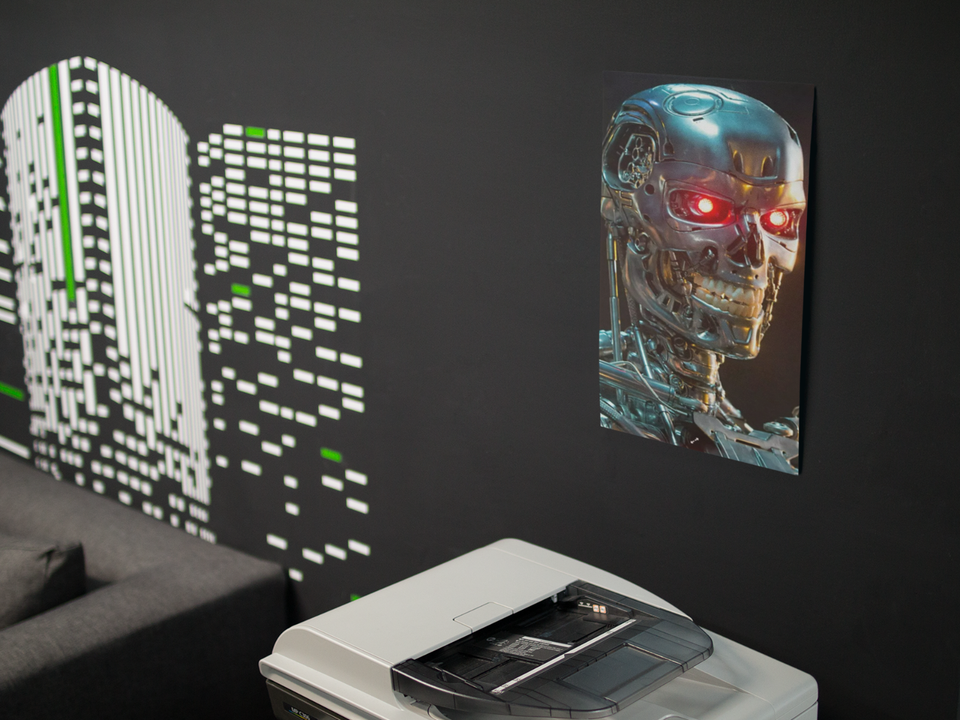 Terminator Wall Vinyl Decal Graphic (Removable Adhesive Backing) | eBay