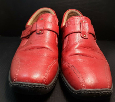 Hotter Good Women's Shoes Slip On Mules Red Suede US 9 UK 6.5 Pre Owned ...