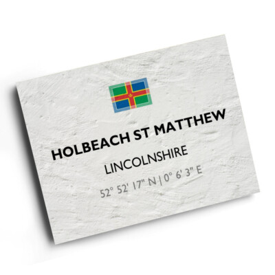 A4 PRINT - Holbeach St Matthew, Lincolnshire - Lat/Long TF4132 | eBay