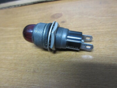 Dialco Red Illuminated Indicator Light Lamp 75W 125V LH77 | eBay