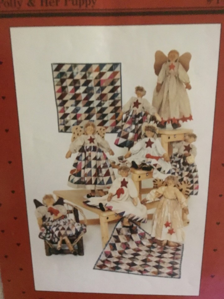 Country Threads #140 Polly & Her Puppy Craft Sewing Pattern 18" Doll | eBay