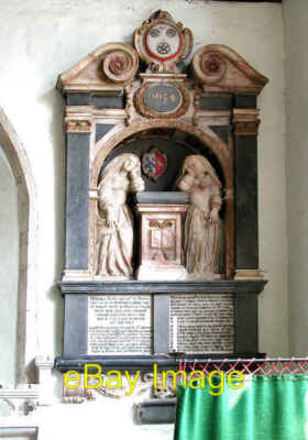 Photo 6x4 St Mary, Smeeth, Kent - Wall monument Smeeth/TR0739 Dated ...