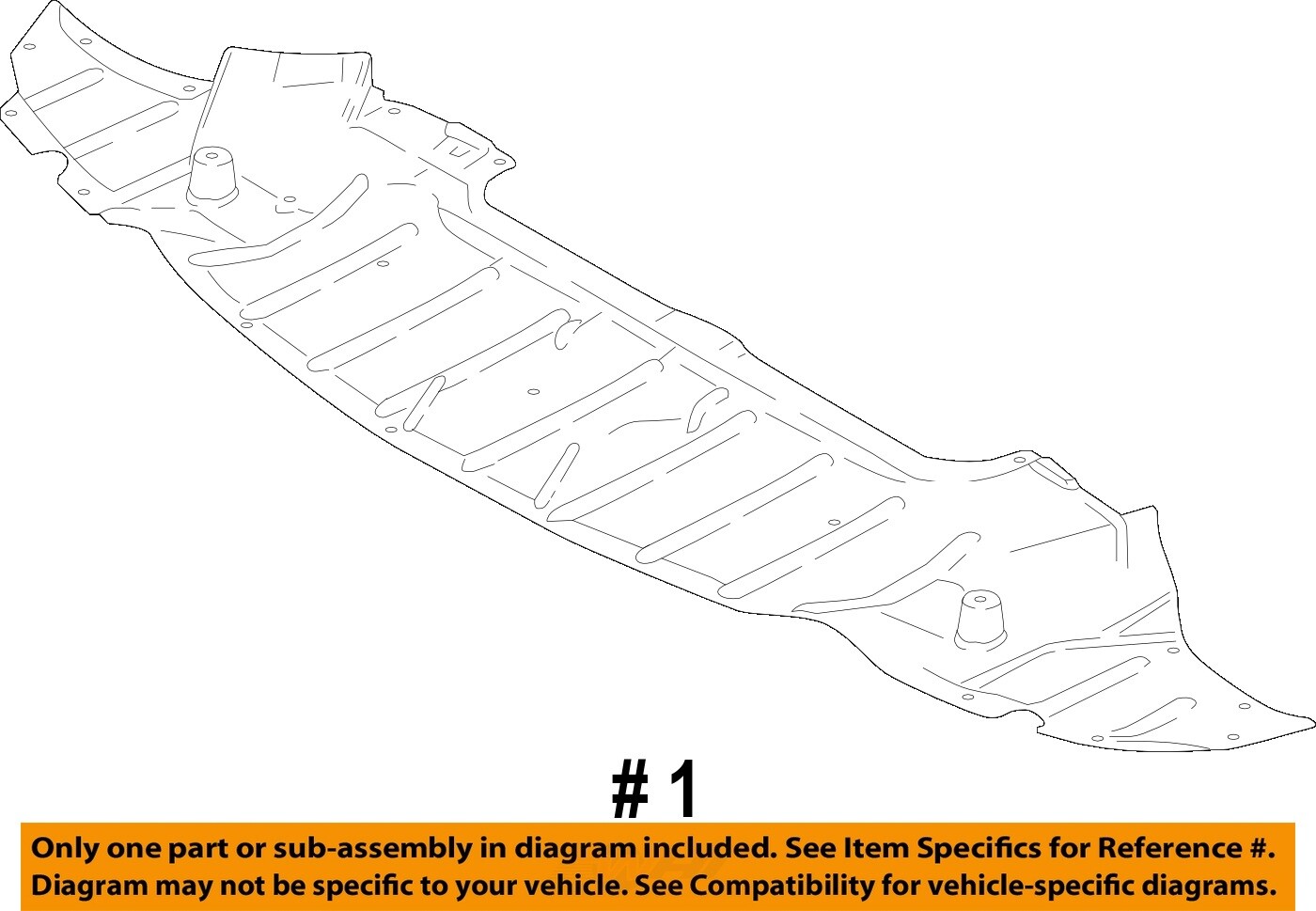 Genuine BMW OEM 51758064138 Engine Compartment Shielding Front for sale ...