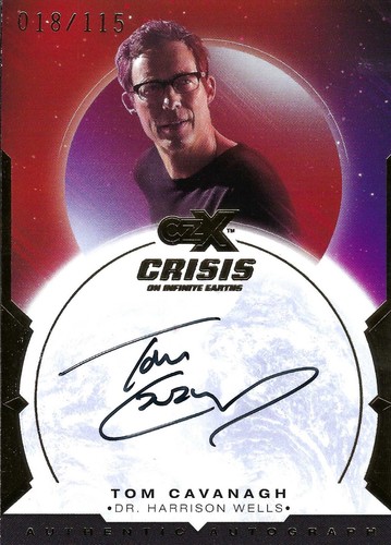CZX Crisis on Infinite Earths Autograph TC-HW Tom Cavanagh as Harrison ...