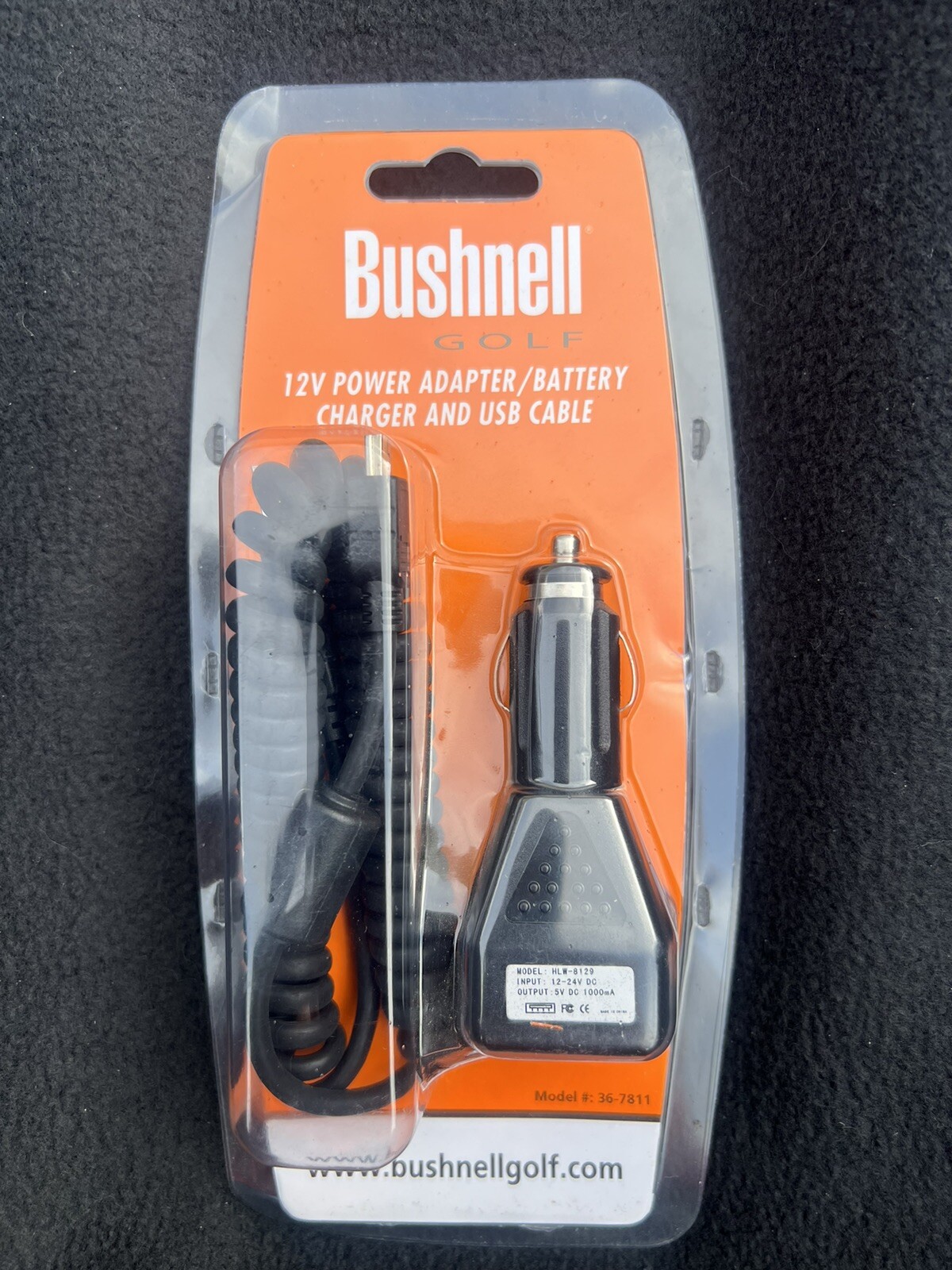 Bushnell Golf 12V Power Adapter/Battery Charger and USB Cable Model #36 ...