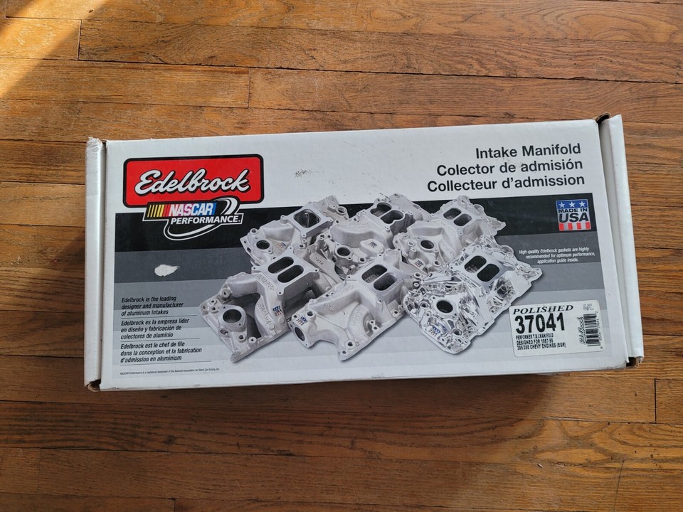Edelbrock TBI Intake Manifold EGR 1987-1995 305/350 Chevrolet 37041 ...