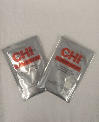 Chi Blondest Blonde Ionic Powder Lightener 1 oz (2 packs) | eBay