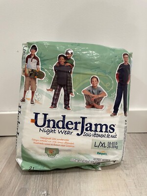 Pampers Underjams Bedtime Underwear Boys 21 Count Vintage 2008 | eBay