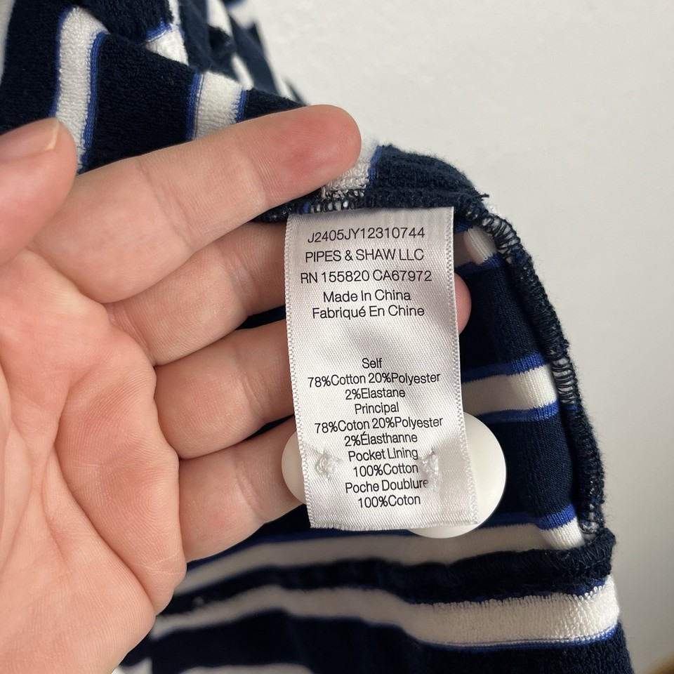 Veronica Beard Women's Size Large Oritz Blazer Striped Terry Cloth ...