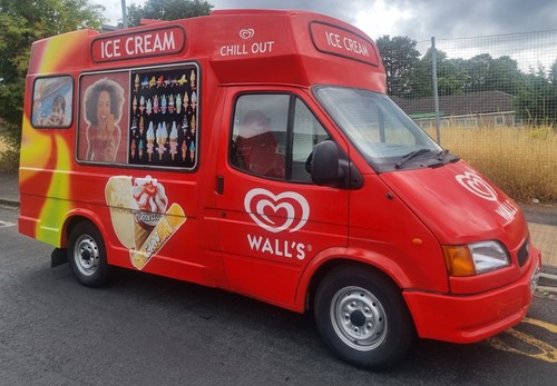 Genuine Whitby Morrison Ford Transit SWB Smiley 2.5 Ice Cream Van ...