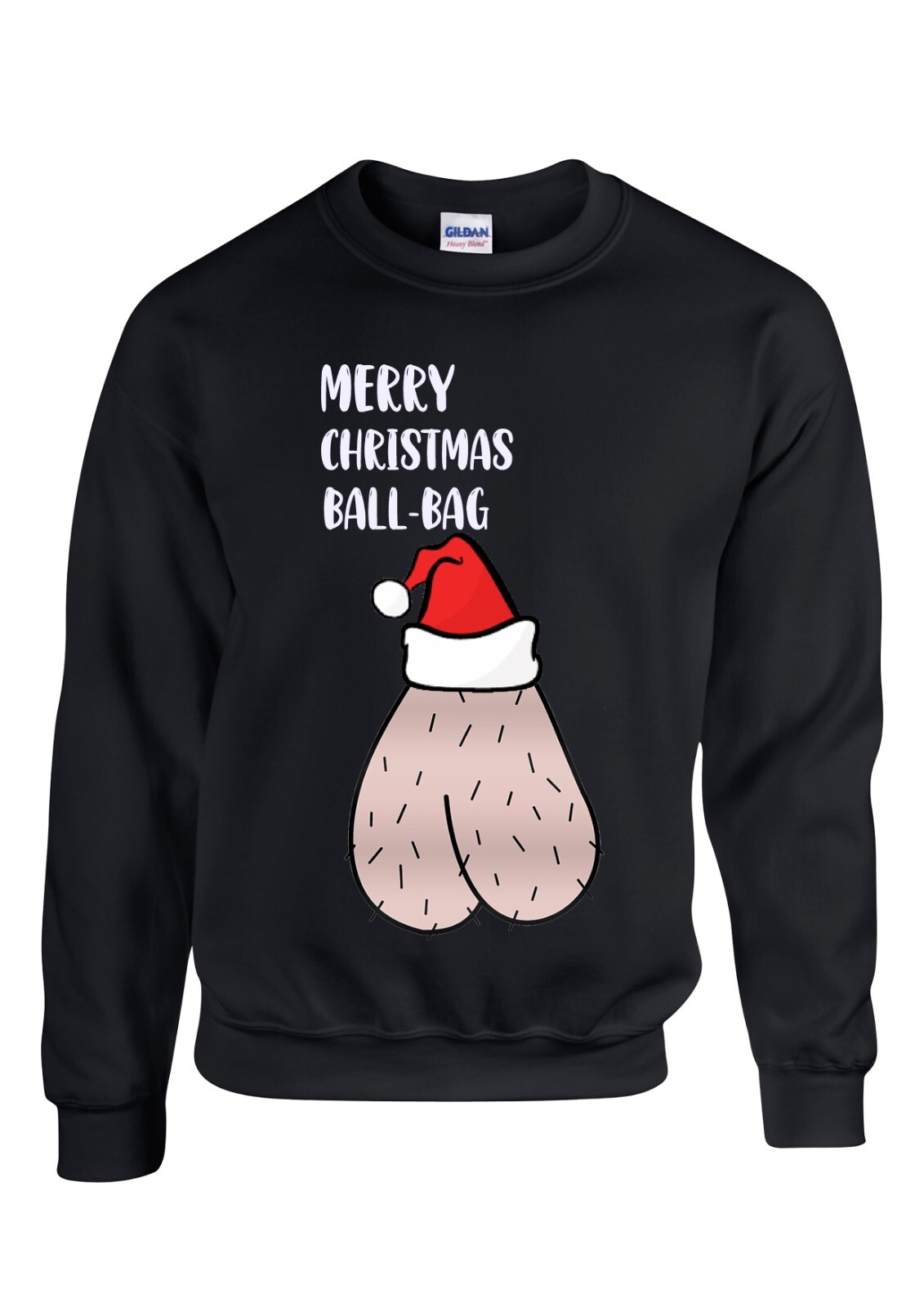 Christmas Party Jumper 2023, Fun Novelty/ Rude /Ballbag Ugly Christmas ...