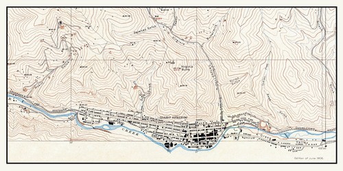 1906 Map of Idaho Springs Clear Creek County Colorado | eBay