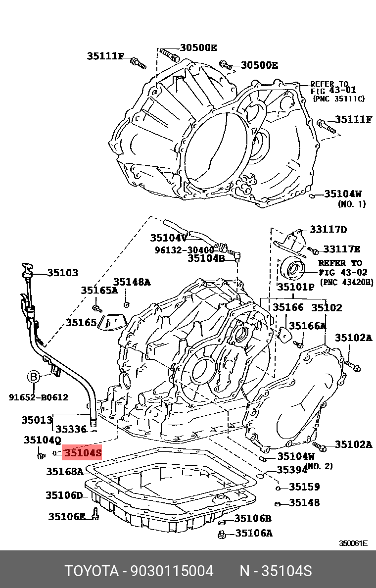 Genuine OE seal ring, 9030115004 for TOYOTA 90301-15004 | eBay