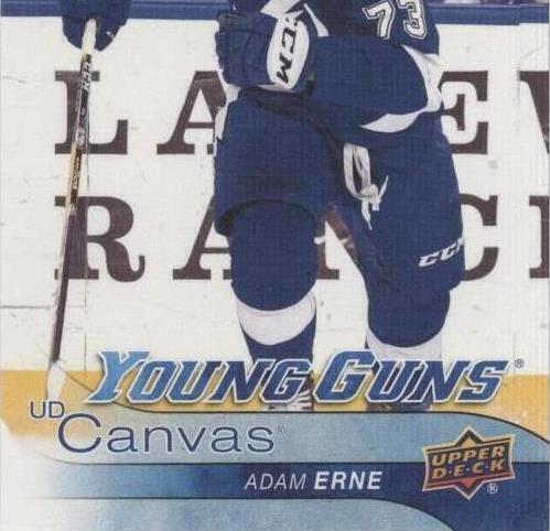 2016-17 Upper Deck - Ud Canvas Young Guns Adam Erne #C227 (RC) for sale ...