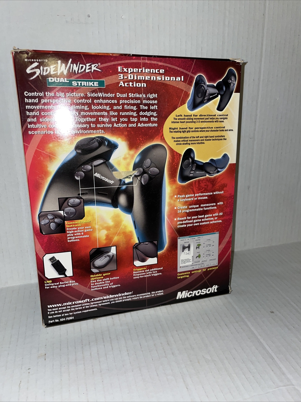 Microsoft SideWinder Dual Strike 3-D Controller PC Gamepad | eBay