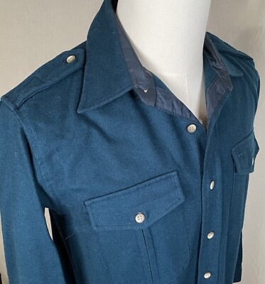 LOBO Pendleton Western Style Shirt Epaulettes Vintage 1970s Wool ...