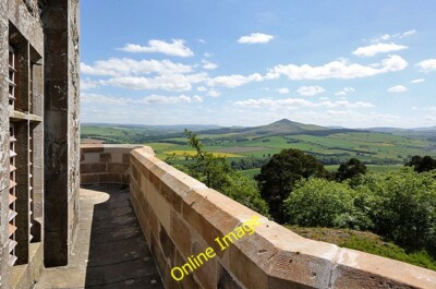 Photo 6x4 The parapet walkway at Fatlips Castle Minto The 16th century ...