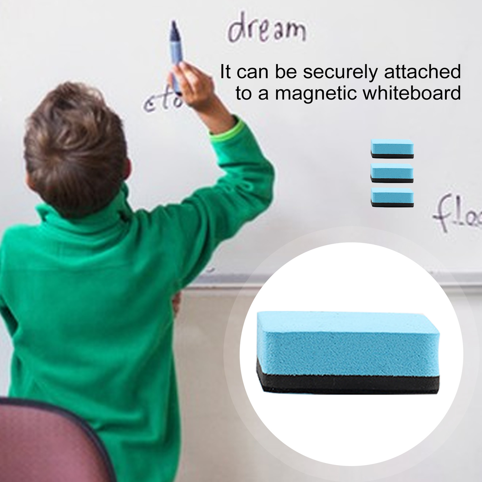 Magnetic Erasers Board Compact Dry-erase Portable Mini Whiteboard | eBay