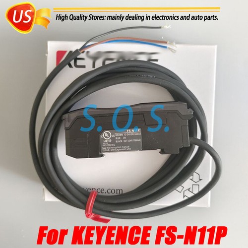 For KEYENCE FS-N11P FSN11P Digital Fiber Optic Sensor Amplifier, New In ...