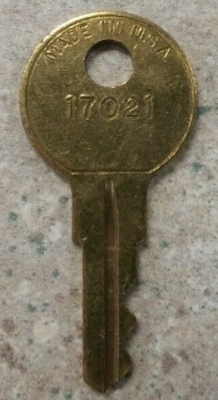 NOTIFIER 17021 Key and Cam Lock From Afp100 Fire Alarm Panel for sale ...