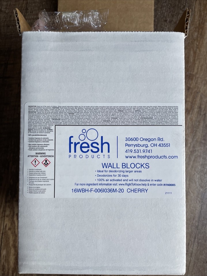Lot Of 6 Para Wall Block 16 oz ea Cherry Scent Ideal for deodorizing ...