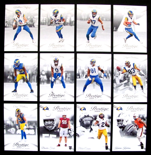 🏈 2024 Prestige LOS ANGELES RAMS 12 Card Team Set with 3 ROOKIES | eBay