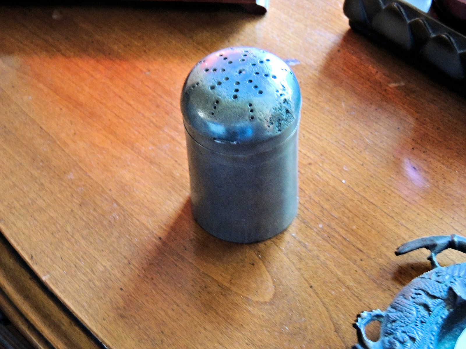 Antique Pewter Pounce Pot | eBay