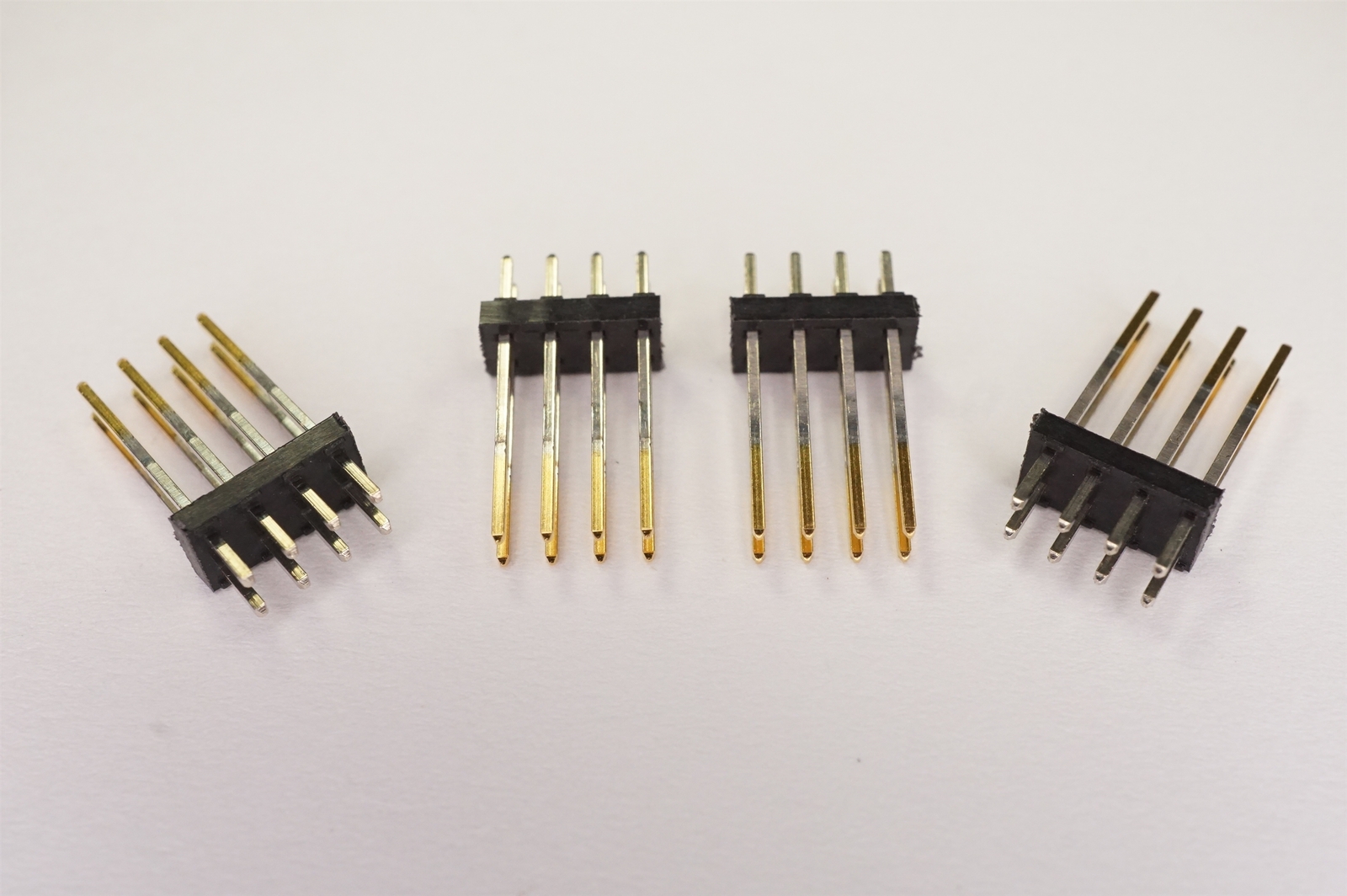 Lot of 4 2207S-08G2LF ISI Interconnect Header Connector 8 Pos 2.0mm ...