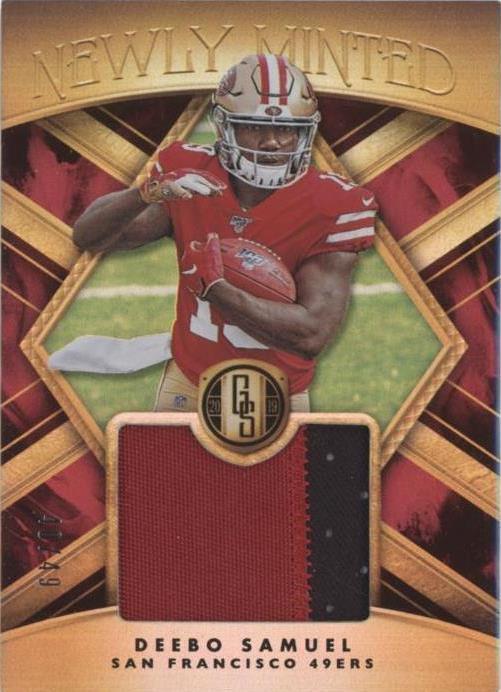 2019 Panini Gold Standard - Newly Minted Memorabilia Deebo Samuel #NMM ...
