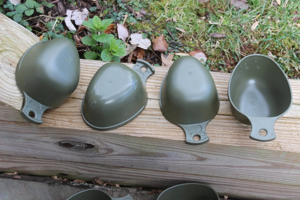 TWO Original & Genuine Swedish Army Mess Kit Plastic Drinking Mug Kuksa ...