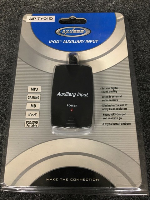 Axxess iPod Auxiliary Input Aip-tyoi-id Gamers 9049 for sale online | eBay