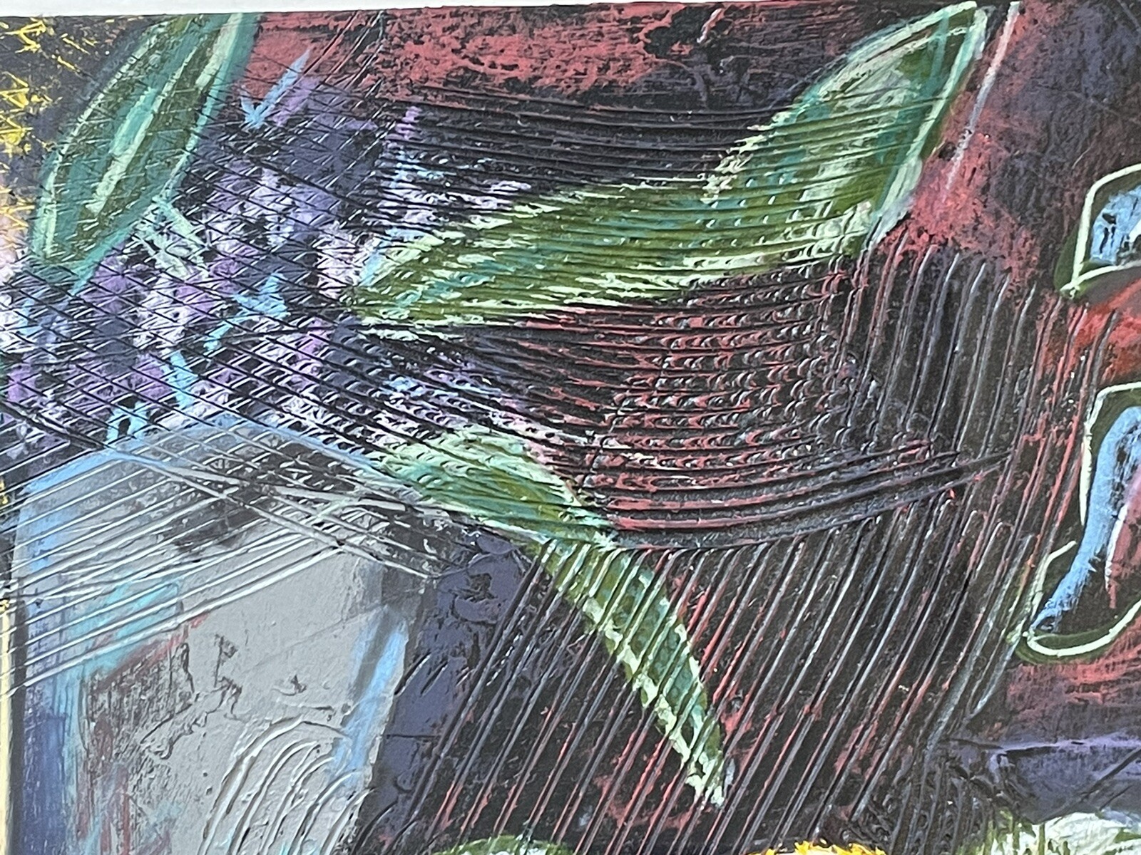 Shawna Leach, Original Framed Painting Titled: “The Windowsill ...