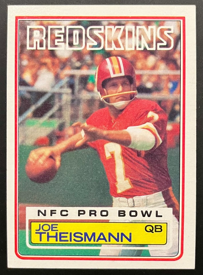 Joe Theismann Football Cards 🏈 - Base Cards - You Choose - Washington 🔴 ...