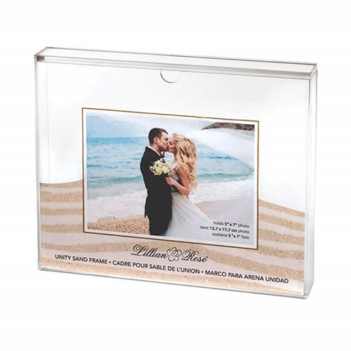 Wedding Sand Ceremony Photo Shadow Box Frame Blended Family Unity Set ...