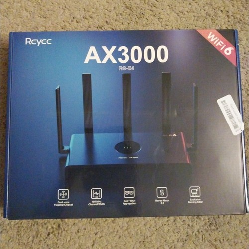 Reyee Dual Band Wi-Fi 6 Router AX3000 (RG-E4) - 3000 SqFt, Coverage ...